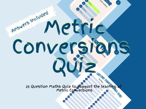 Maths Metric Conversions Quiz Game Activity | Teaching Resources