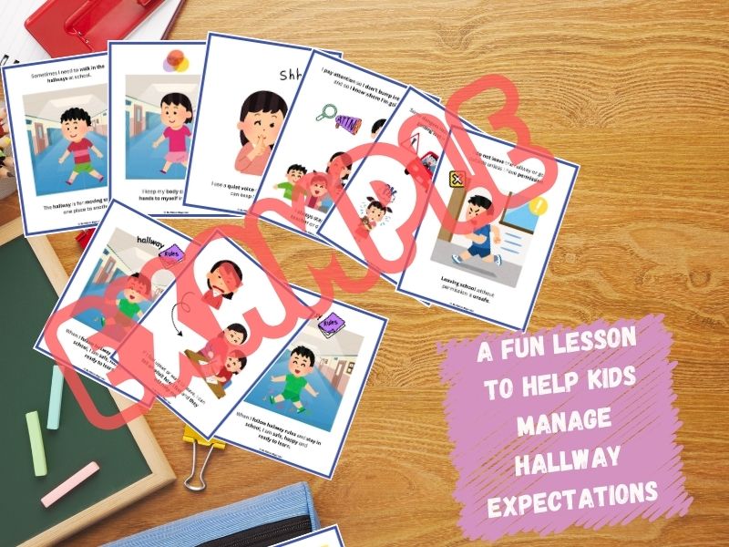 Hallway Safety Social Story | Being Safe at School Lesson | Teaching ...