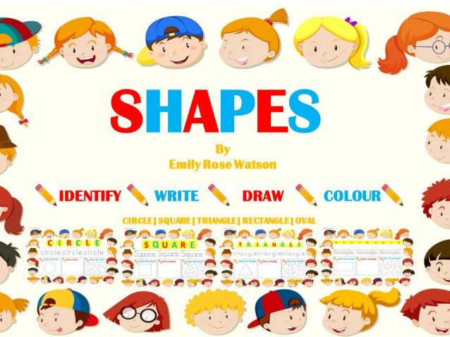 Early years English language learning resources: shapes