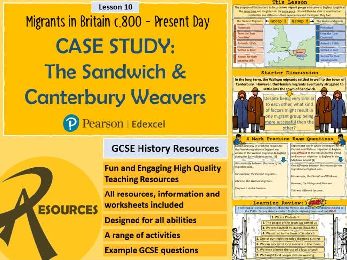 GCSE HISTORY Edexcel: Migrants in Britain Unit 2 (Early Modern England ...