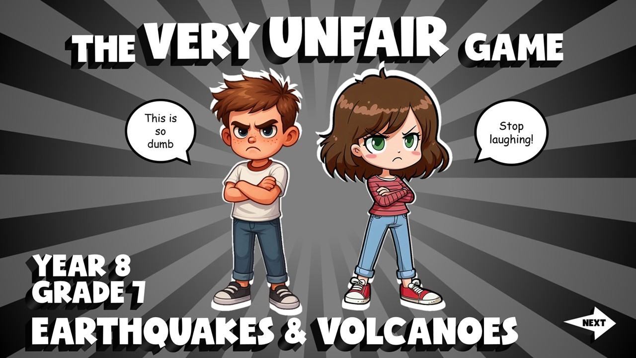 Earthquakes & Volcanoes VERY UNFAIR GAME | No-Prep Year 8 Science ...
