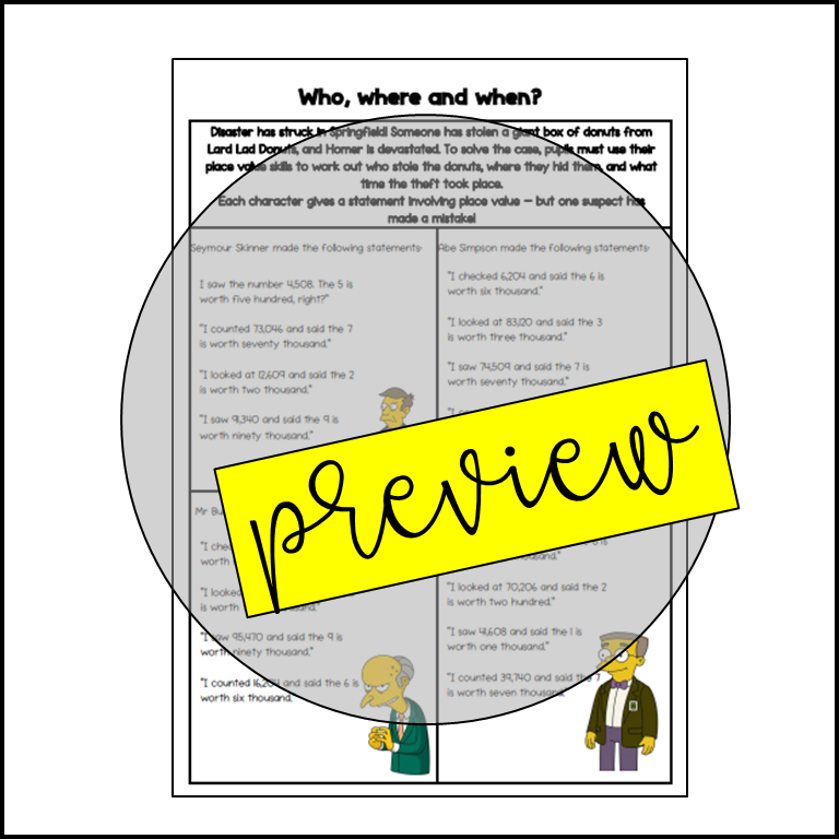 Place Value Murder Mystery | Maths Problem-Solving for KS2 & KS3 ...