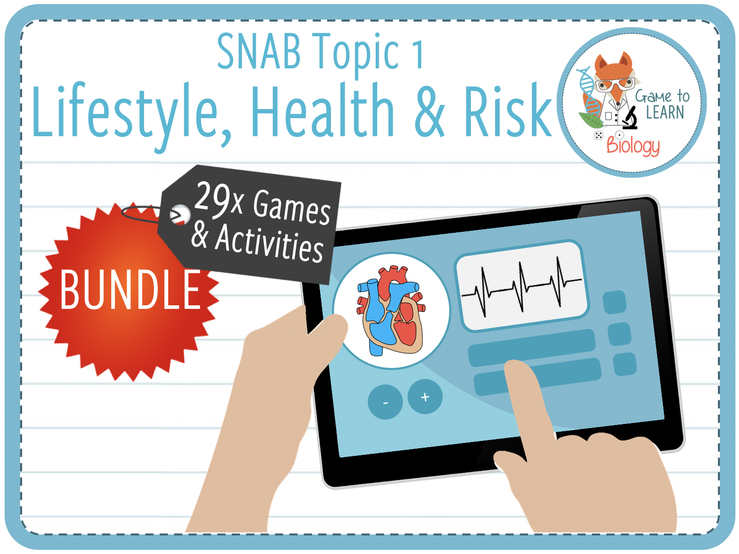 SNAB Biology Topic 1 - 29x Games and activities | Teaching Resources