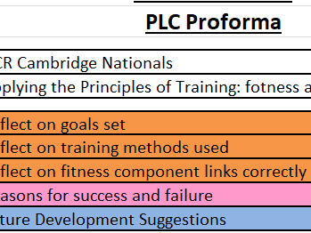 PLC - Sports Science: R181 Applying Principles of Training | Teaching Resources