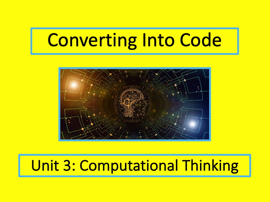 Secondary algorithmic thinking resources