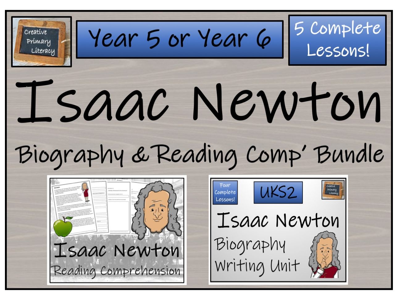 UKS2 History -Isaac Newton Reading Comprehension & Biography Bundle ...