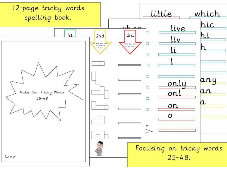 Activity Book for Make Our Tricky Words | Teaching Resources