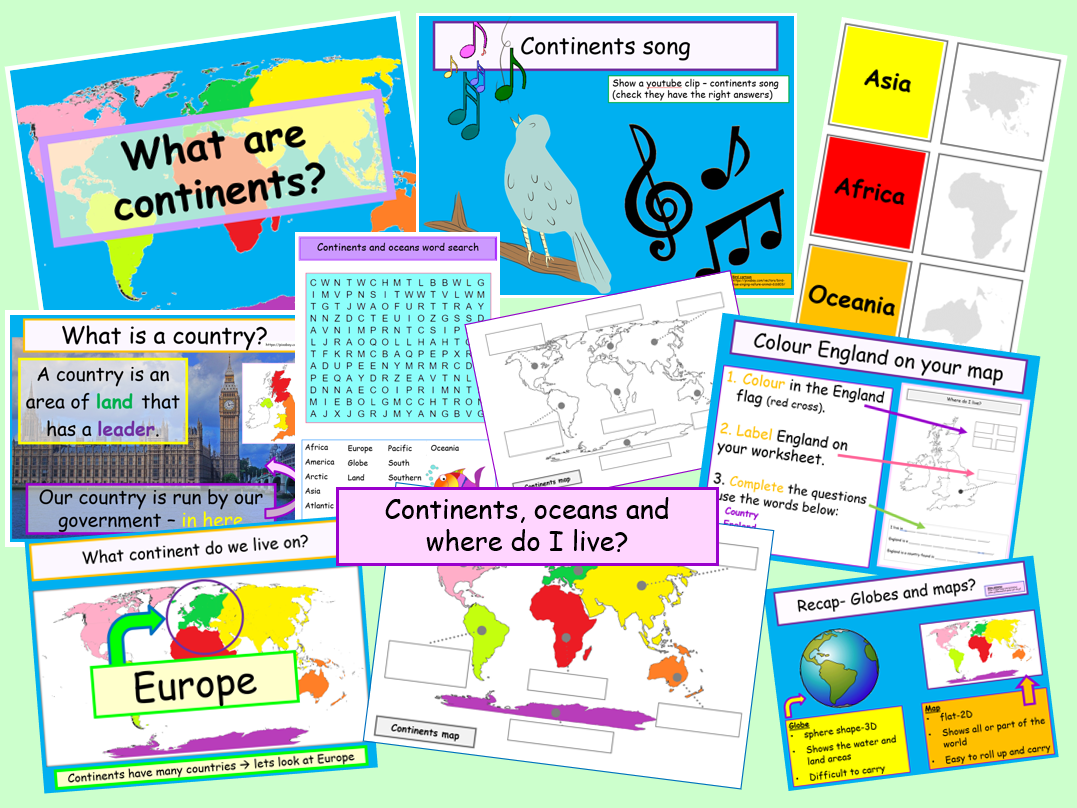Continents Lesson Ks2